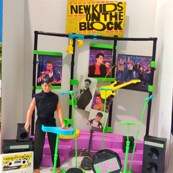 Hasbro | Toys | Vintage New Kids On The Block Doll Stage | Poshmark